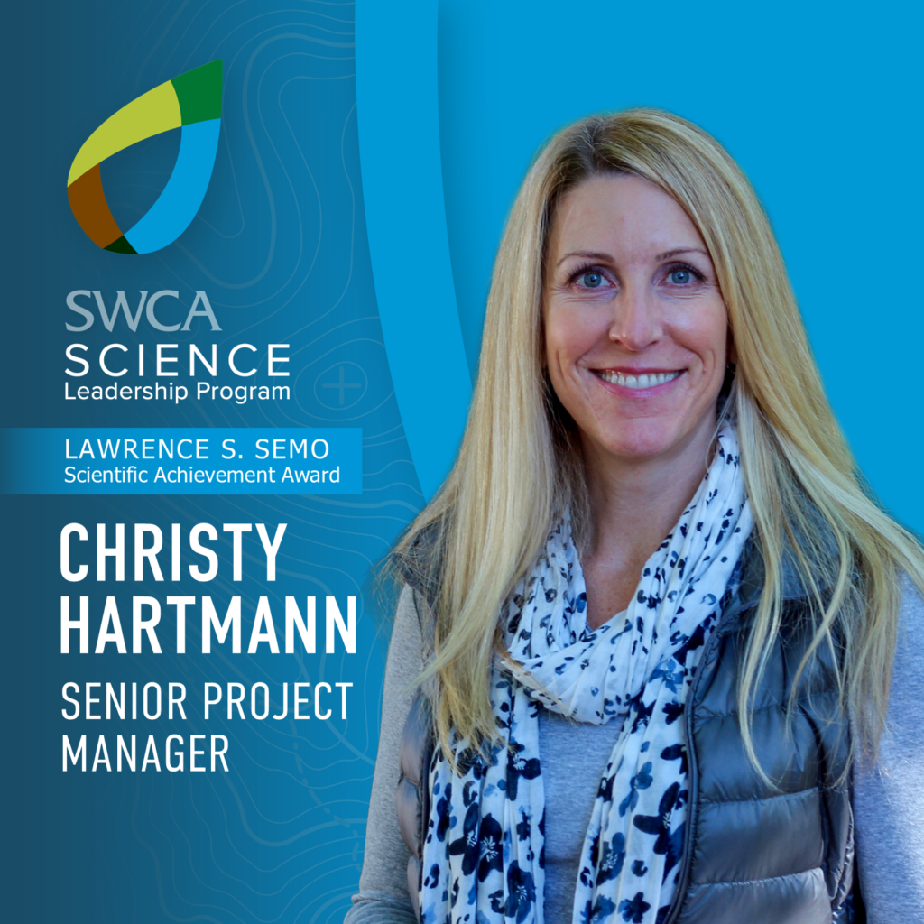 Christy Hartmann Named 2026 First Quarter Lawrence S. Semo Scientific ...